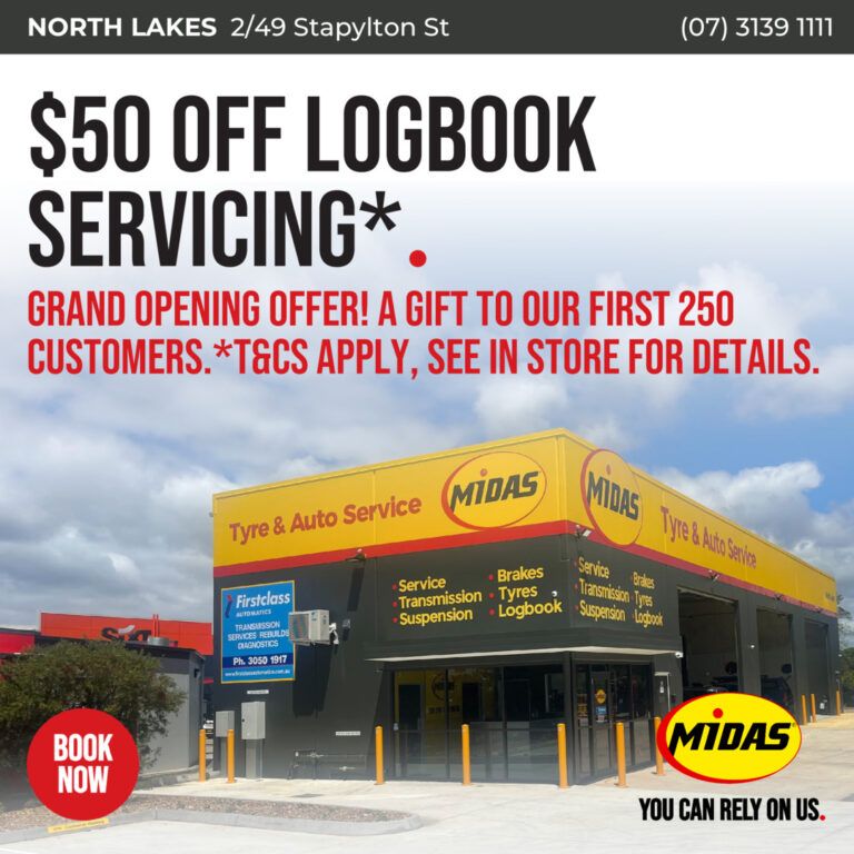 Midas North Lakes Tyre & Auto Service | Logbook | 4WD | Brakes