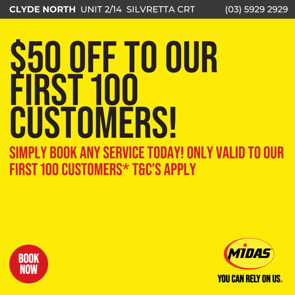 Midas Clyde North | Car Service | Brakes | 4WD | Suspension | Tyres